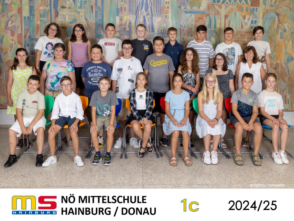 Klassenfotos 2024/25 – MS Hainburg